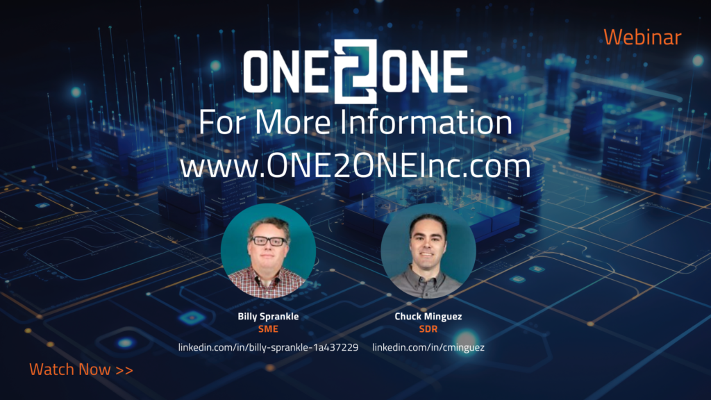 IT Standards | Webinar with ONE 2 ONE